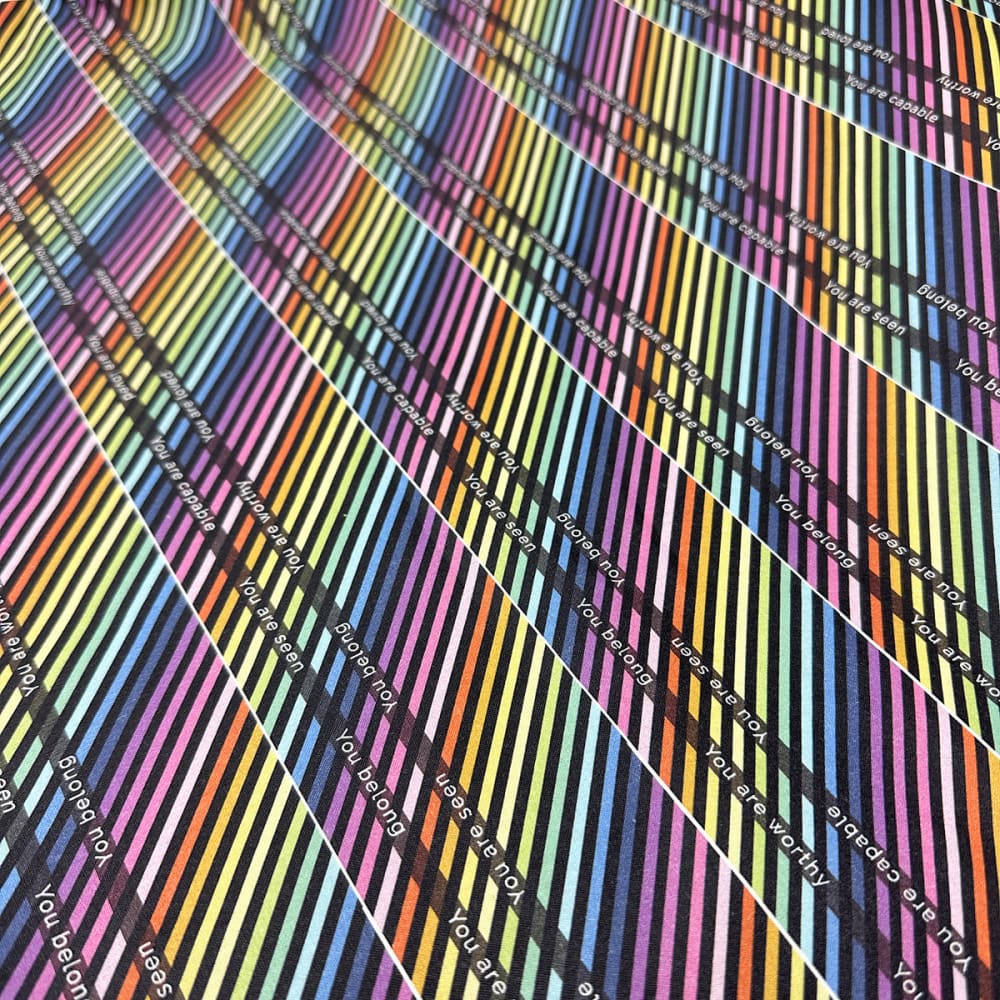 Sewing By Sarah - Perfect Binding Yardage Rainbow Stripe