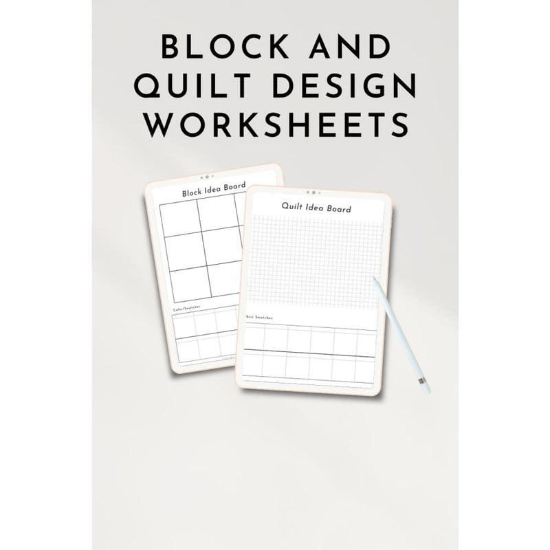 Sewing By Sarah - Quilt Planner Printables