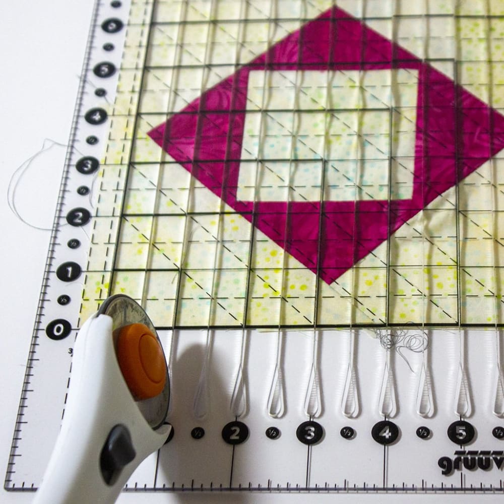 Gruuvy Square it Up Quilting Ruler- Medium - Sewing By Sarah
